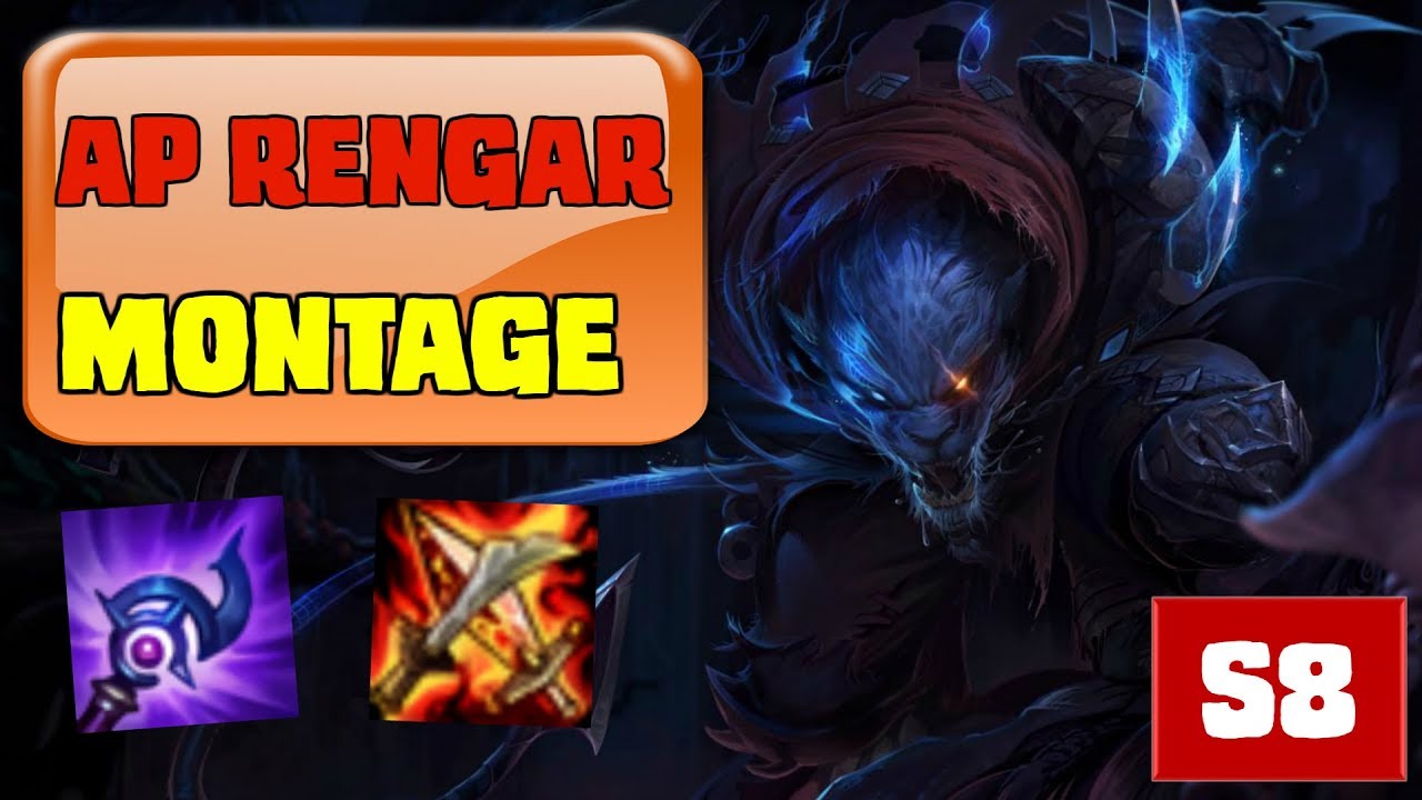 AP RENGAR MONTAGE - ONE SHOT RENGAR MONTAGE - YouTube