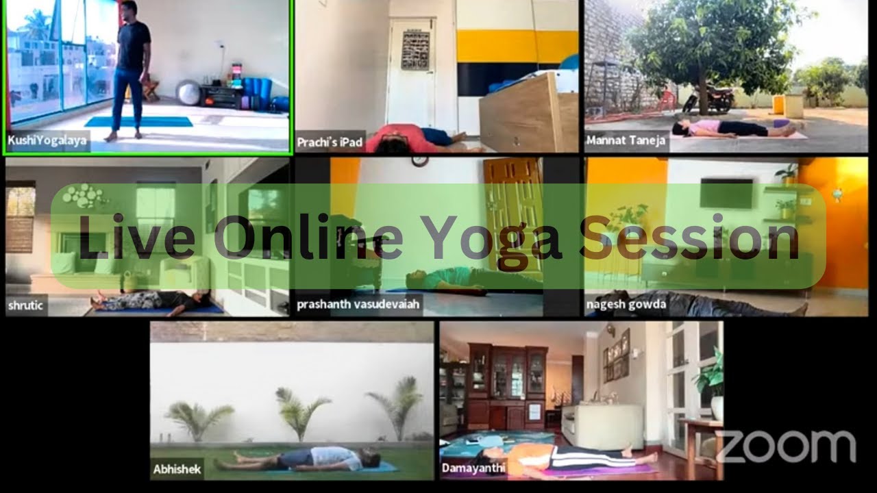 1 hr live morning yoga session for flexibility | Online yoga session ...