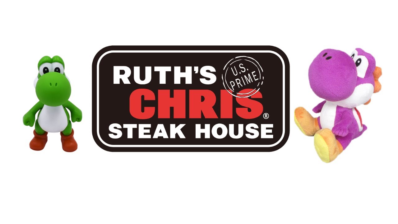 PlushFunBros Movie: Purple Yoshi and Plastic Yoshi go to Ruth Chris's ...