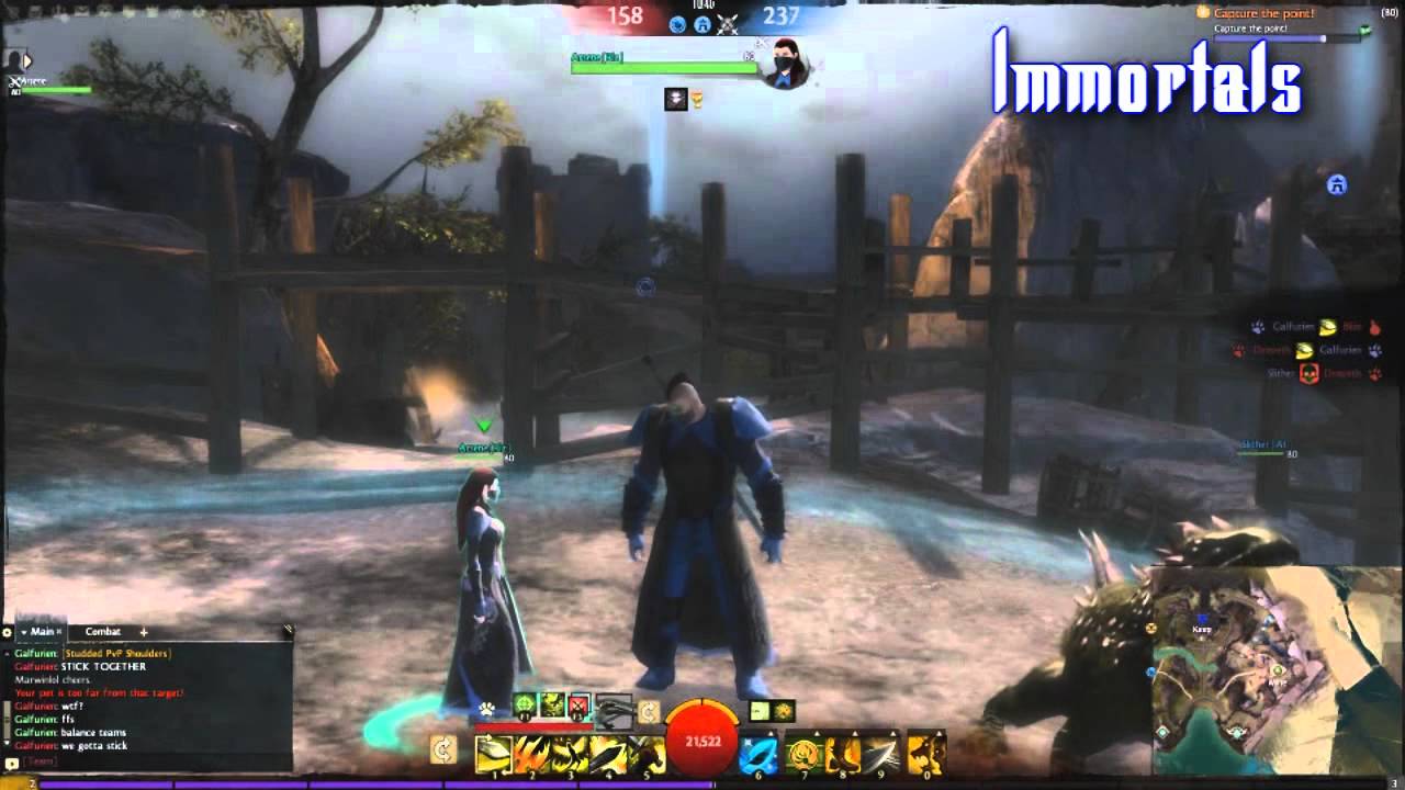 Guild Wars 2 Beta Galfurien PvP Norn Ranger Gameplay - YouTube