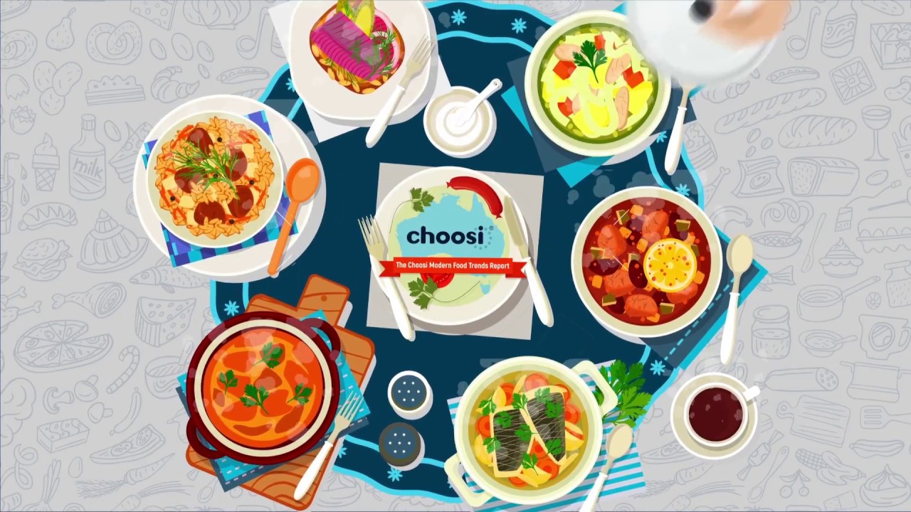 The Choosi Modern Food Trends Report - YouTube