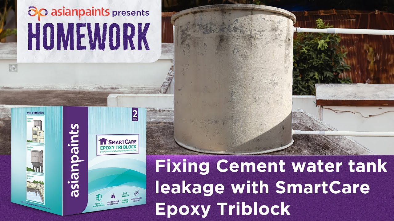 Cracks and Leakages with SmartCare Epoxy Tri Block | Homework by Asian ...