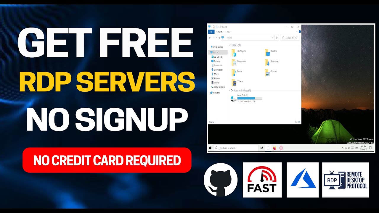 UPDATED 🔥| GET FREE RDP SERVER | HOW TO RUN RDP SERVER - YouTube