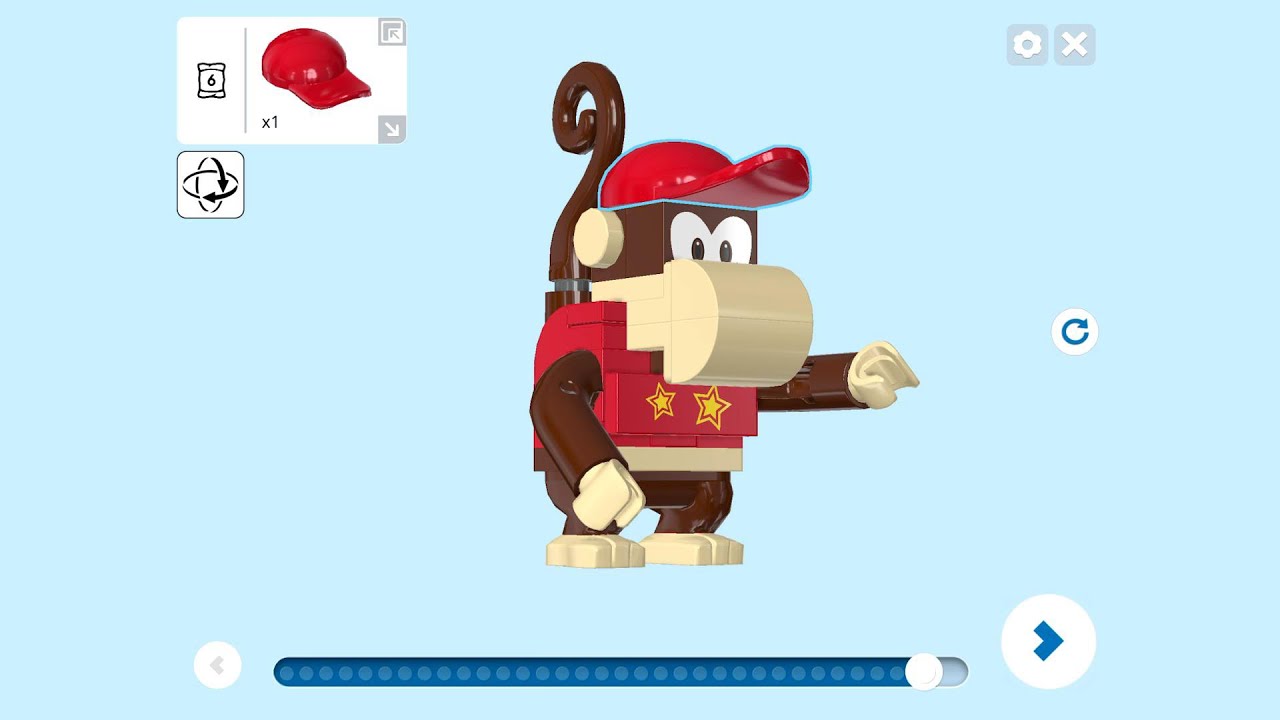 🔥LEGO Instructions | Diddy Kong | 71425 | LEGO Super Mario Character🔥 ...