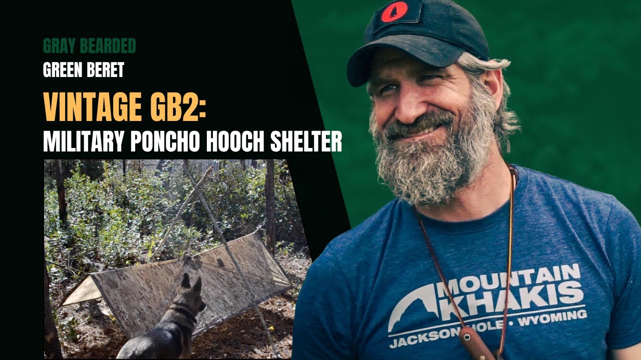 How to Make Military Poncho Shelter - YouTube
