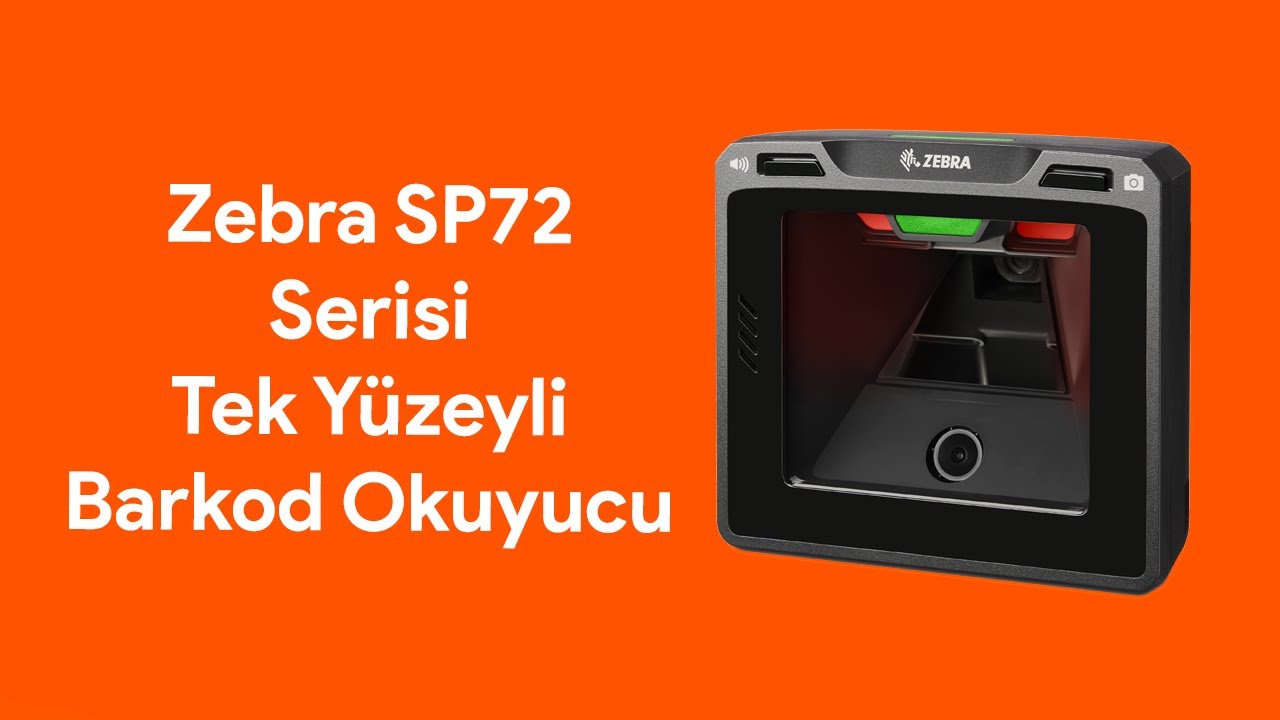 Zebra SP72 Serisi Tek Yüzeyli Barkod Okuyucu - YouTube