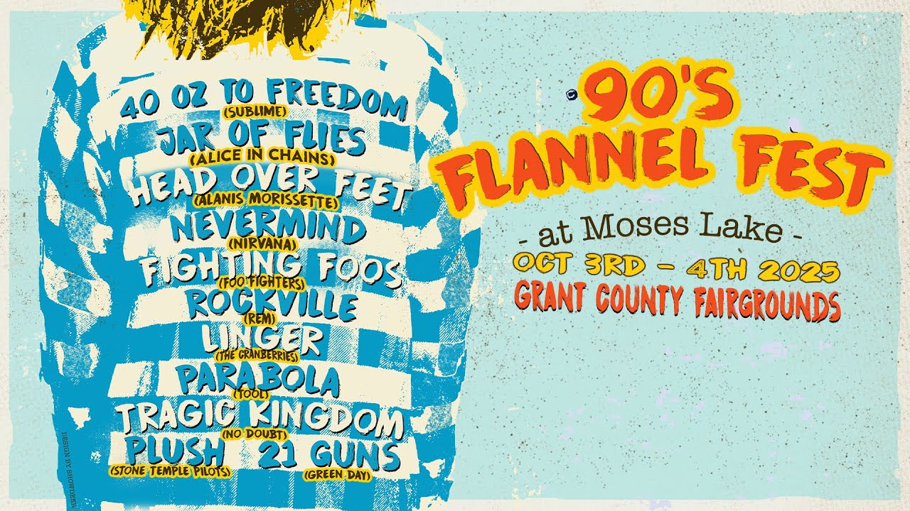 90s Flannel Fest at Moses Lake! Tribute bands, camping, and loads of ...