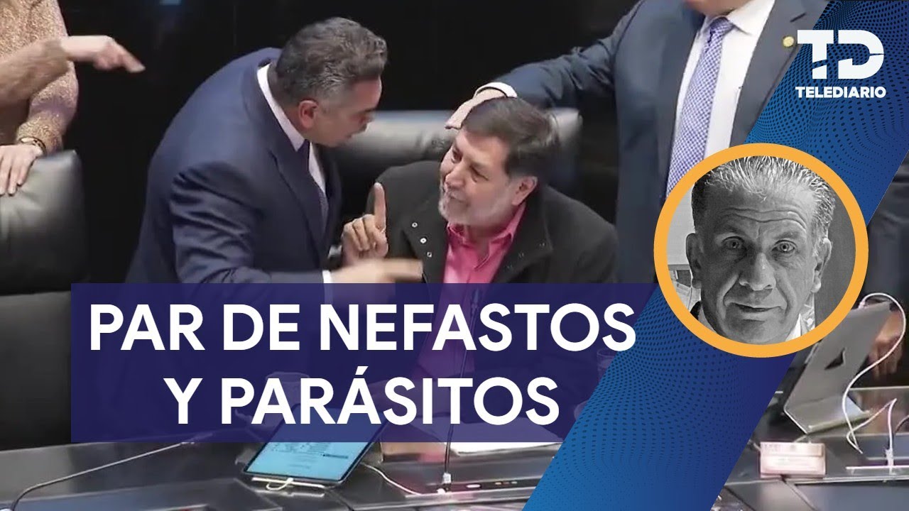 El pleito entre "Alito" y Noroña en el Senado; una vergüenza - YouTube