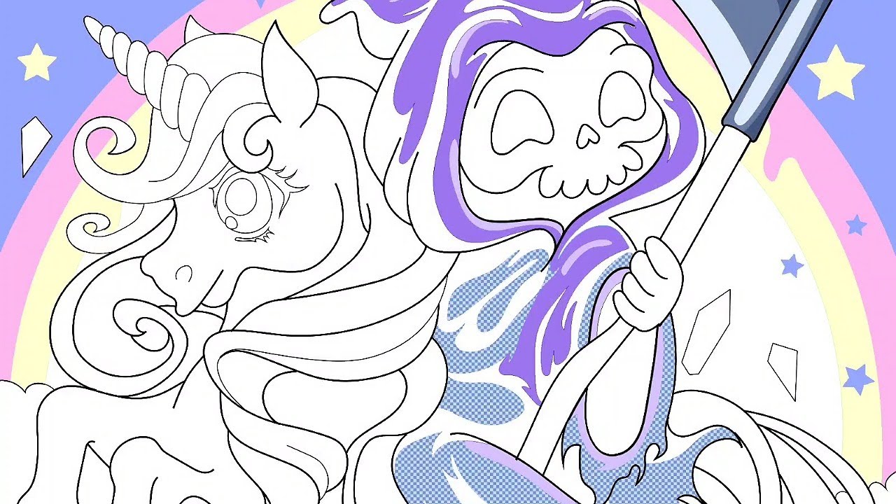 How to draw a Halloween devil unicorn costume | Easy drawings - YouTube