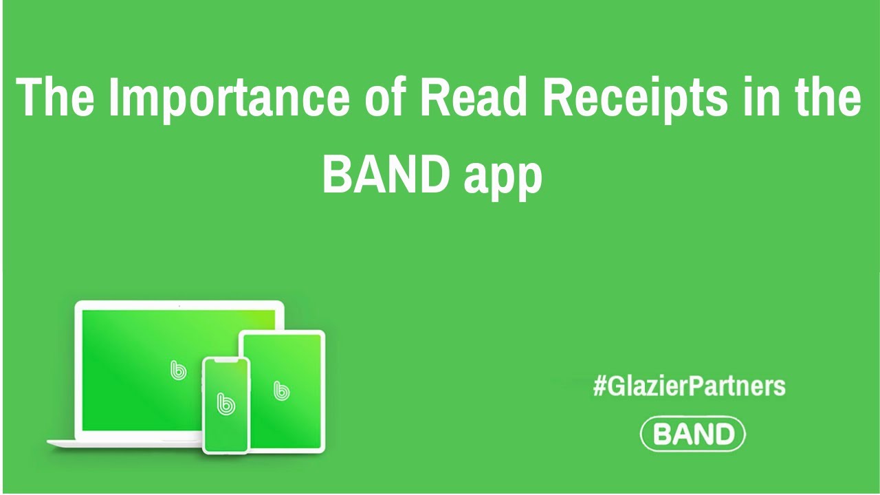 Read Receipts in the Free BAND App - YouTube