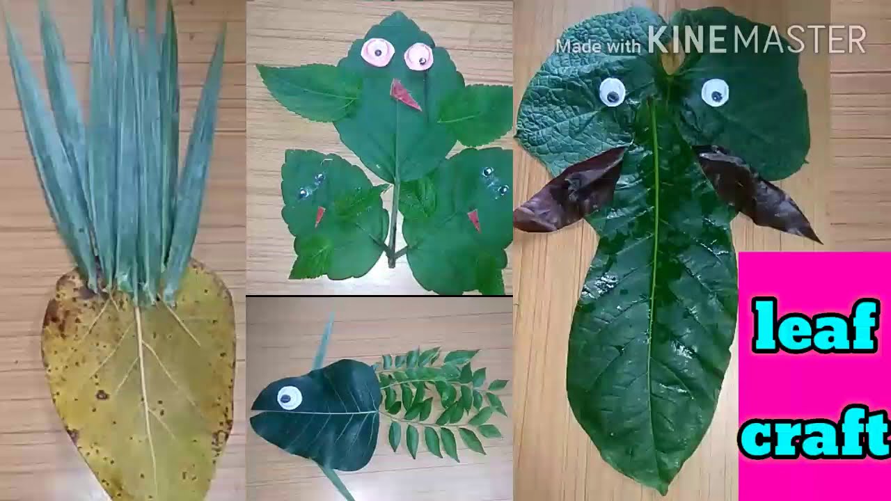 Leaf activity leaf fish leaf birds family leaf painapple leaf elephant ...