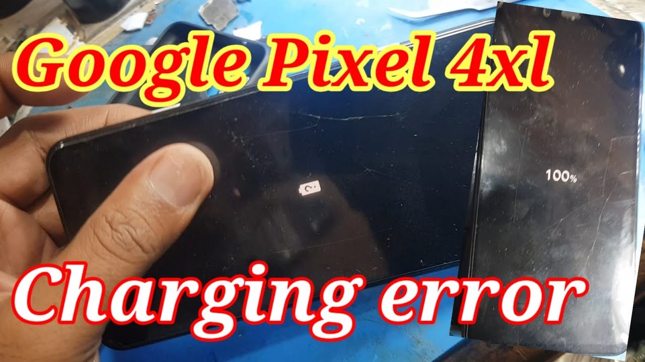 Google Pixel 4 XL Charging problem Question Mark Error Charging - YouTube