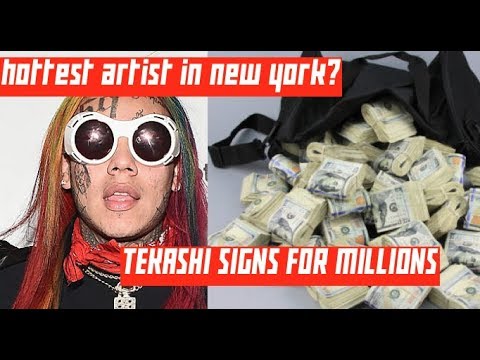 Tekashi 6ix9ine signs $7.5 MILLION DOLLAR deal with MAJOR LABEL ...