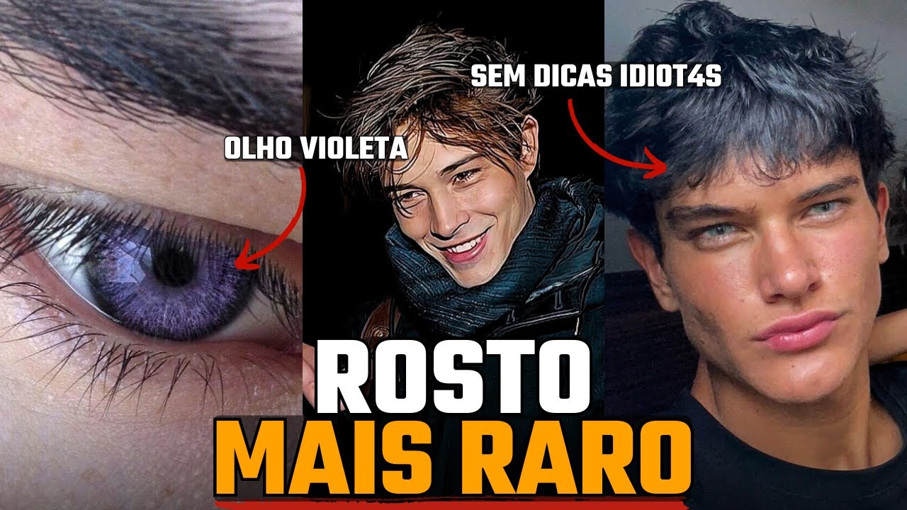Quão RARO é o SEU ROSTO? As características faciais MAIS RARAS que ...