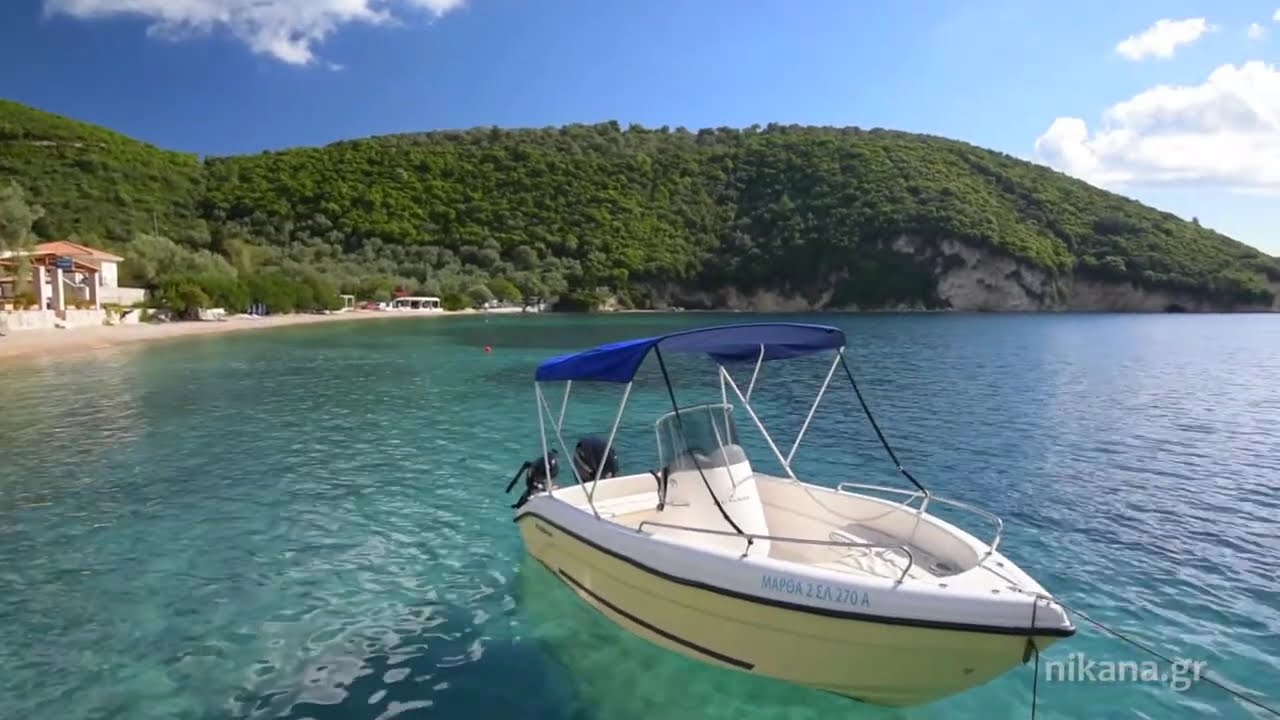 Desimi beach on Lefkada island, Greece - YouTube