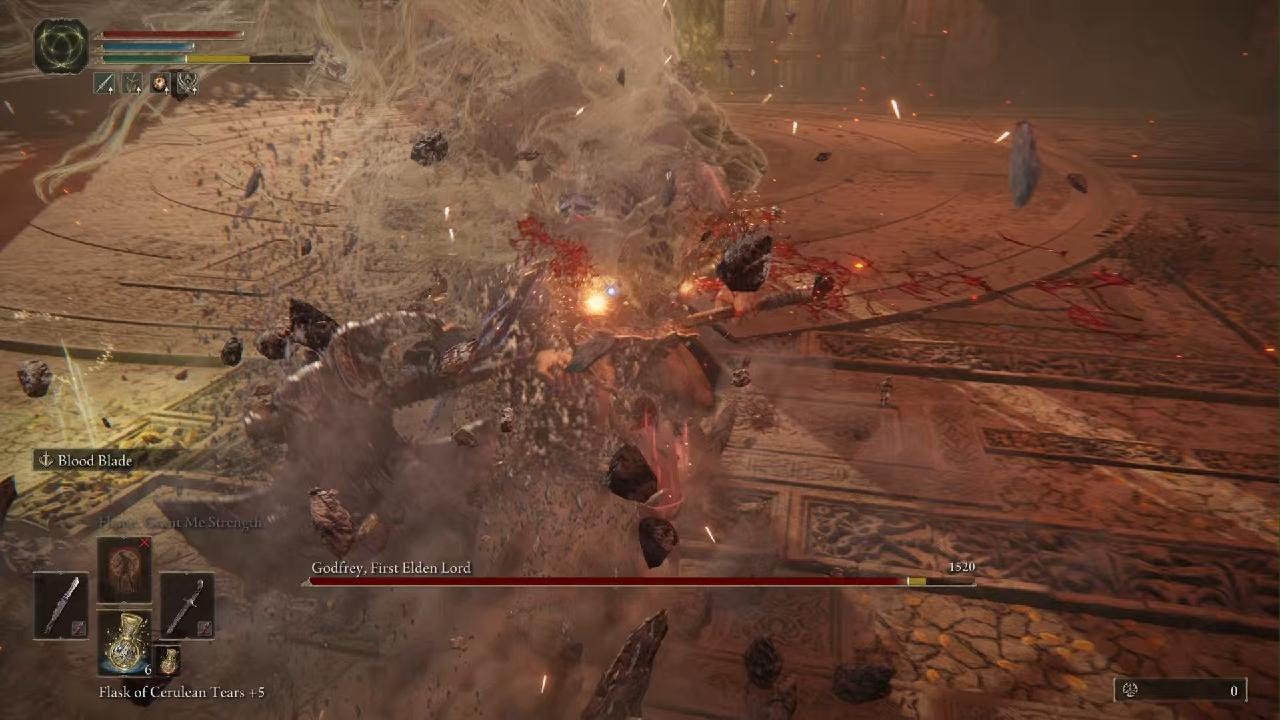 Godfrey First Elden Lord Rune Level 1 - YouTube