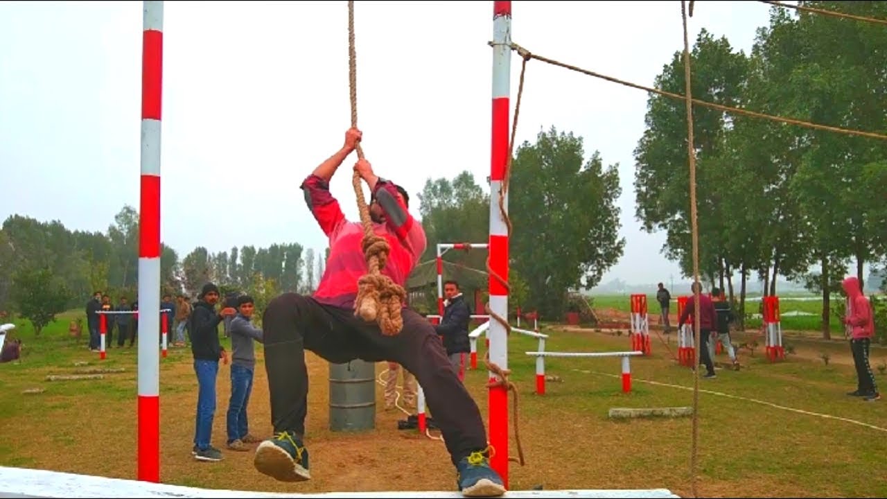 ISSB obstacles | Tarzan Swing - YouTube