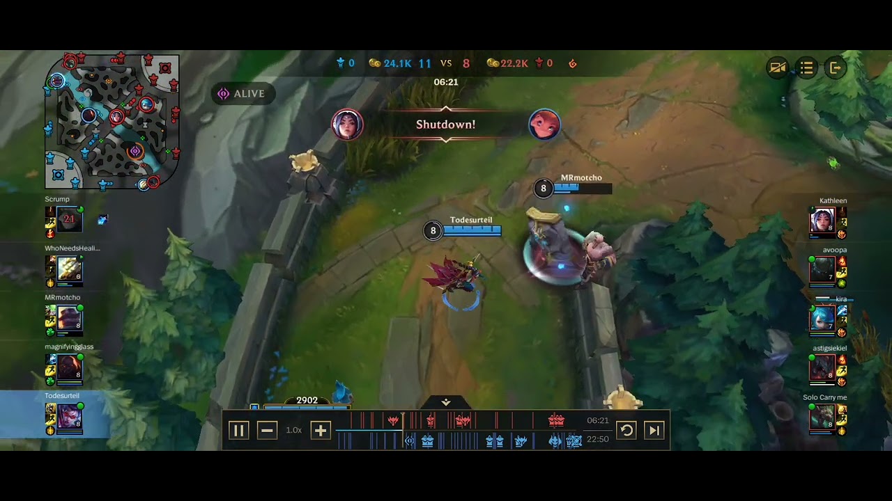 Wild Rift Full Gameplay (Normal/Classic): Vayne - YouTube