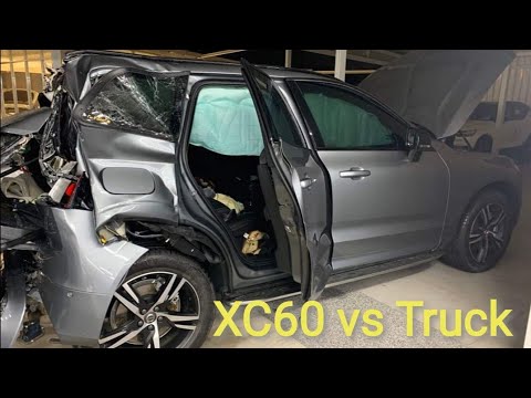 Volvo crash. Volvo XC60 vs Truck. Volvo for life. DDrive