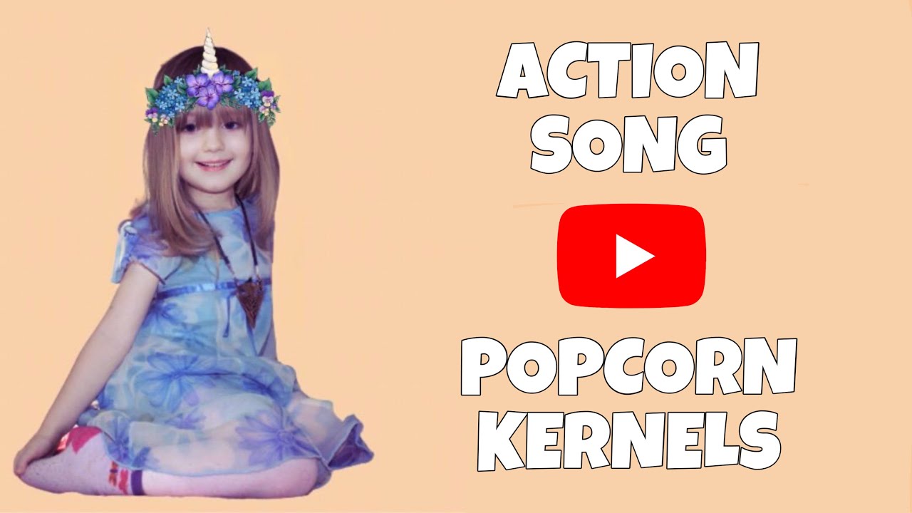 Popcorn kernels in the pot, with lyrics. Circle time song for toddlers. Nursery rhyme for kids ...