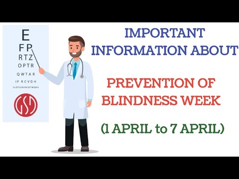 Info. Prevention of Blindness Week (1st April to 7 April), Aim, Causes ...