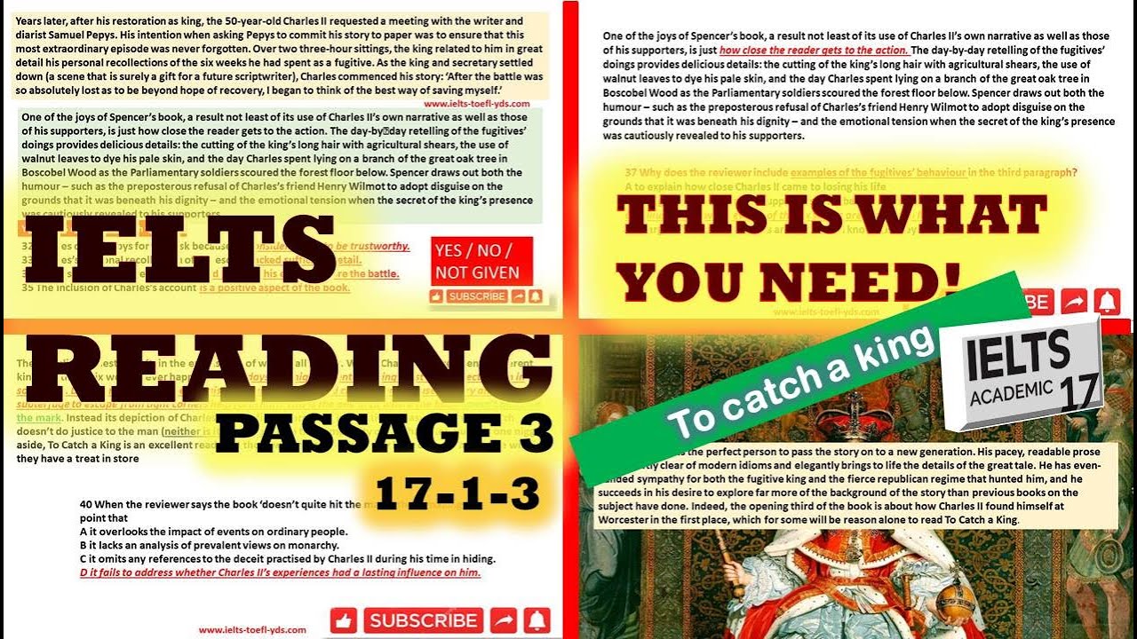 IELTS READING FULL PRACTICE 17-1 PASSAGE 3 STRATEGIES TIME MANAGEMENT ...