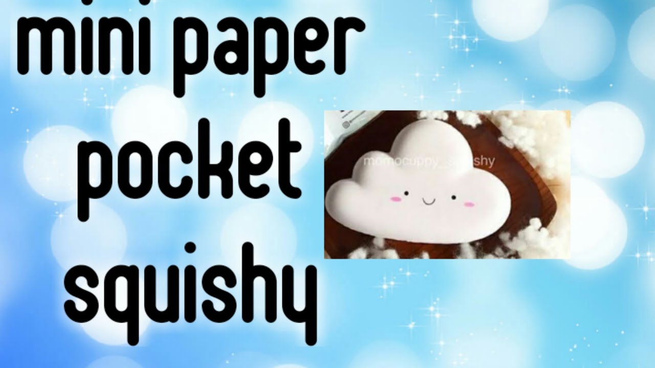 A mini Paper pocket Squishy ll Easy way to make paper squishy ll A ...