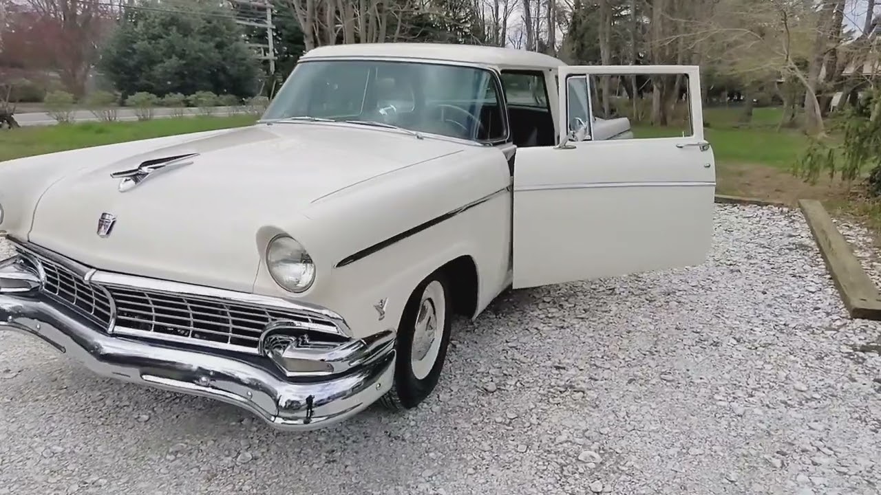 410-Powered 1956 Ford Customline 2-Door Sedan 4-Speed (Interior and ...