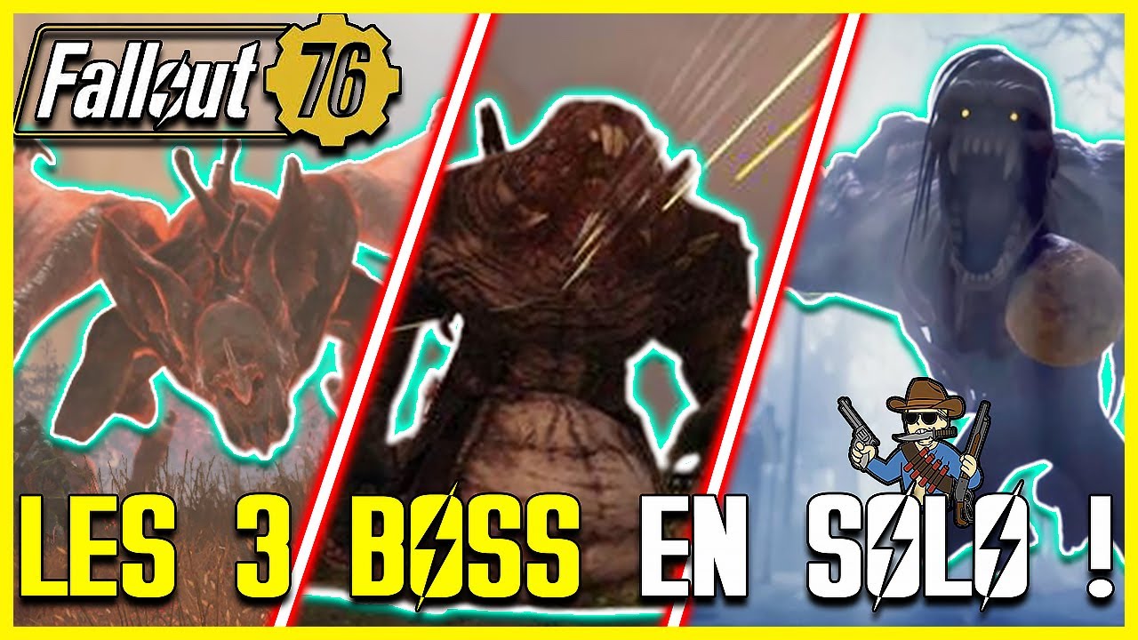 Fallout 76 - LES 3 BOSS DU JEU EN SOLO ! - YouTube