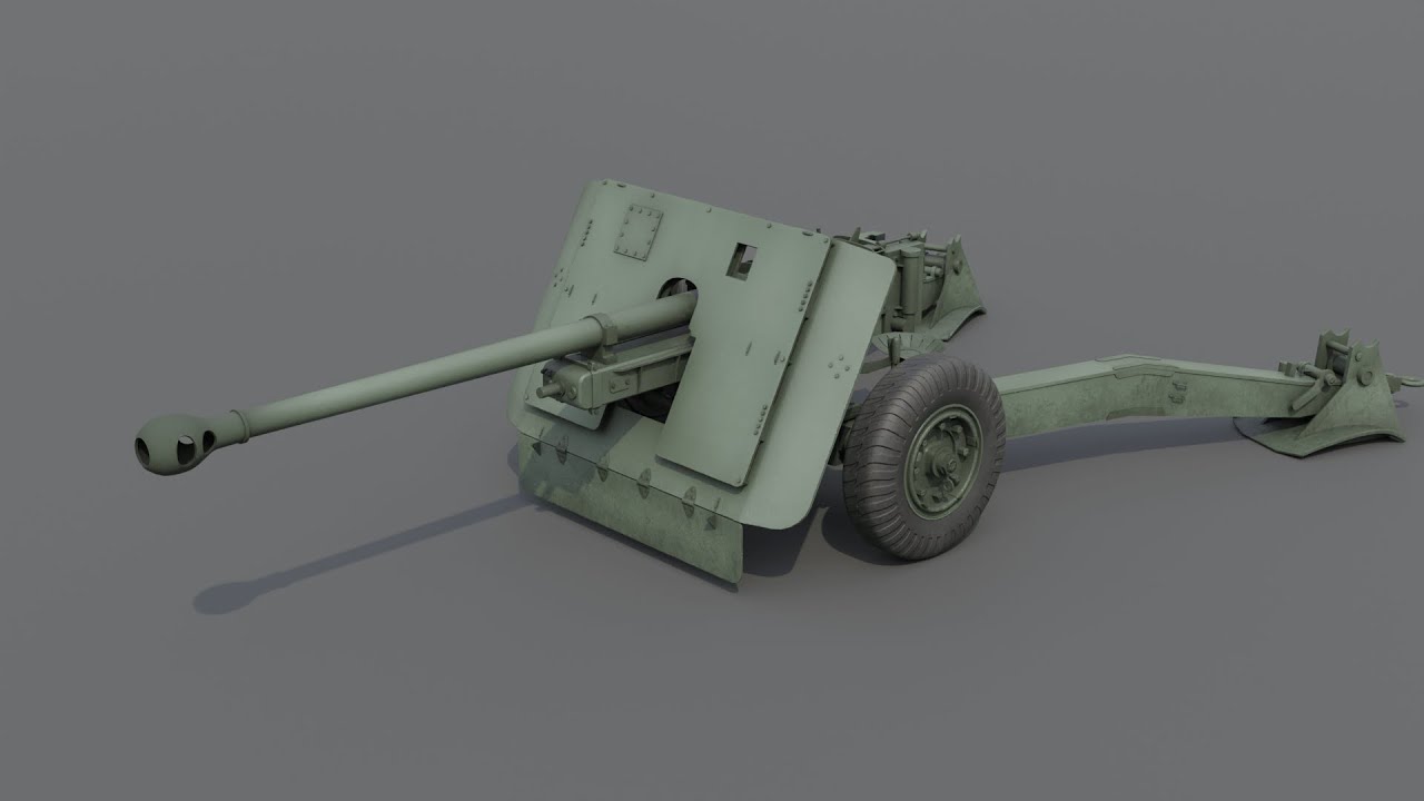 Ordnance QF 17 Pounder Anti Tank Gun - YouTube