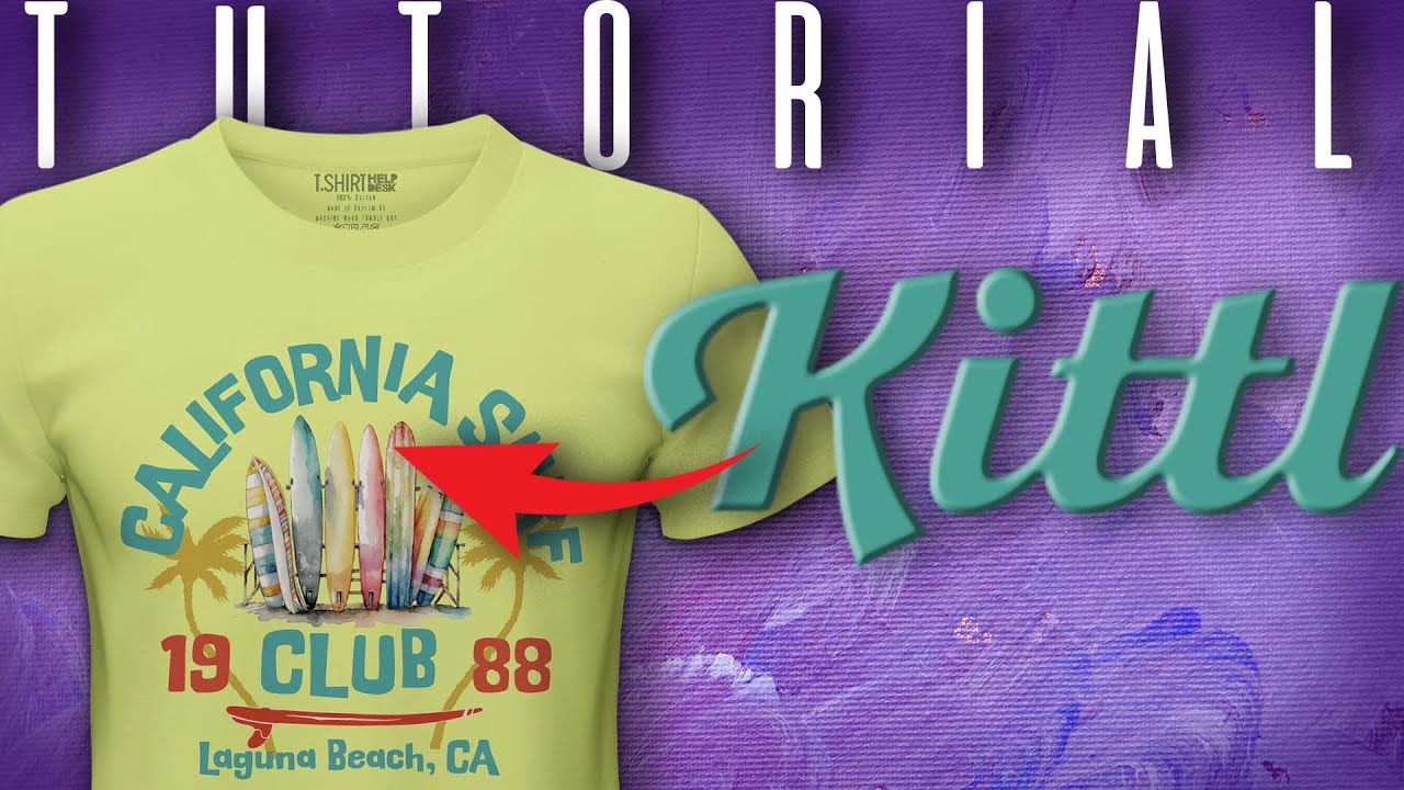 How Design T-shirt From Scratch FULL KITTL Walkthru - YouTube