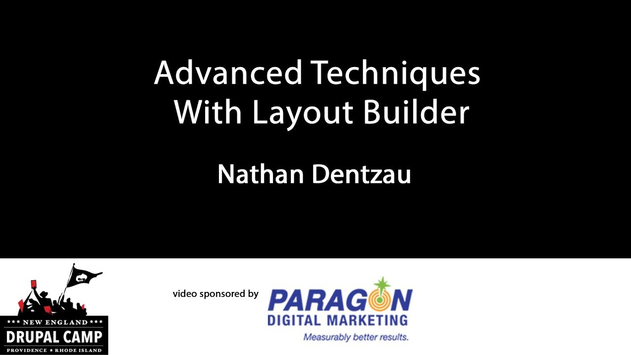 Advanced Techniques With Layout Builder - YouTube