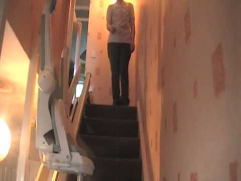 Minivator 1000 Stairlift (Peterborough) - YouTube