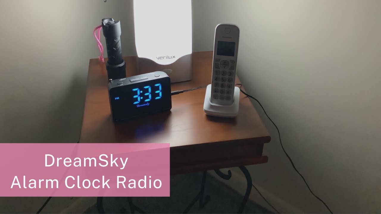 DreamSky Alarm Clock Radio Review | Small Digital Clock with USB Port ...