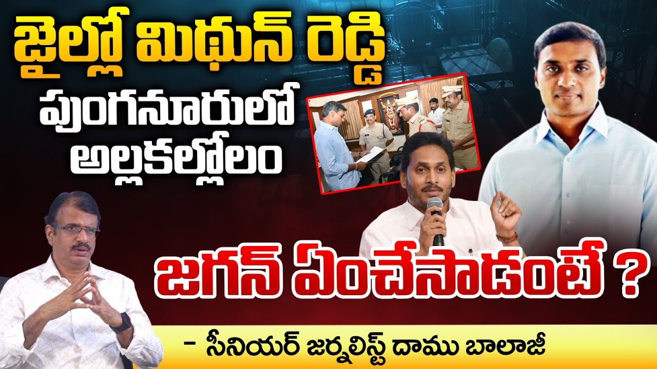 Mithun Reddy Arrest..| Jagan | Pungunuru | Red TV Focus - YouTube