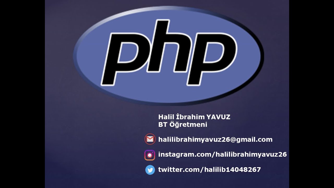 Php Ders 5 Formdan Gönderilen Verileri Kontrol Etme Alma İşleme - YouTube