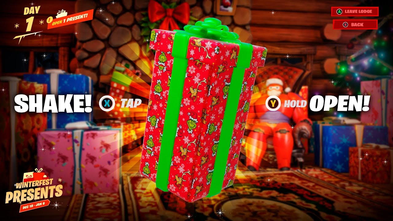 ALL PRESENTS in Fortnite WINTERFEST 2024! (Full Showcase, FREE Skins ...