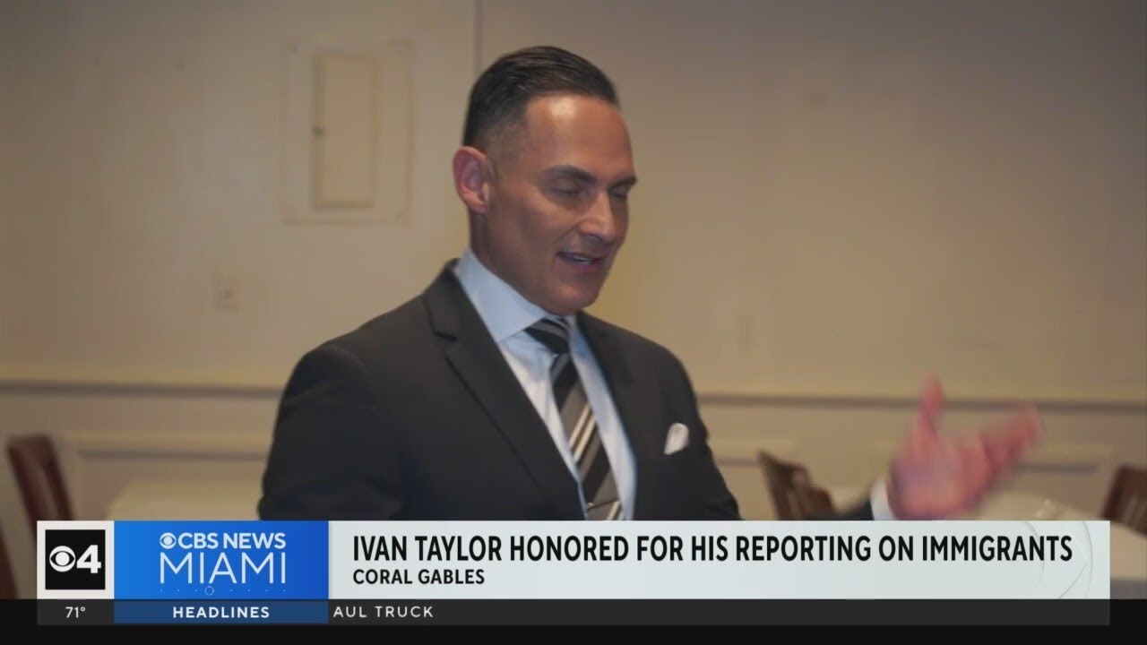 Ivan Taylor honored in Coral Gables for his reporting on human rights ...