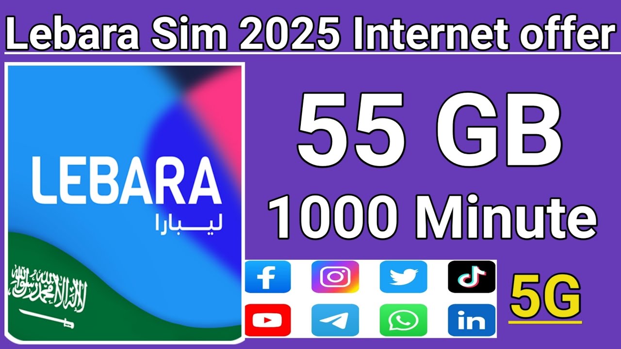 lebara Sim 55 GB internet offer 2025 | Lebara Sim Unlimited Social ...