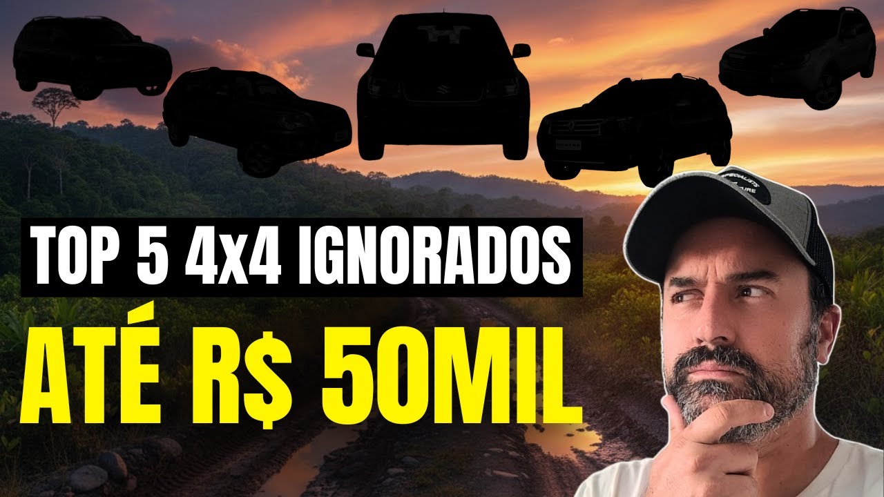 TOP 5 | 4x4 BONS E IGNORADOS até R$50MIL - YouTube