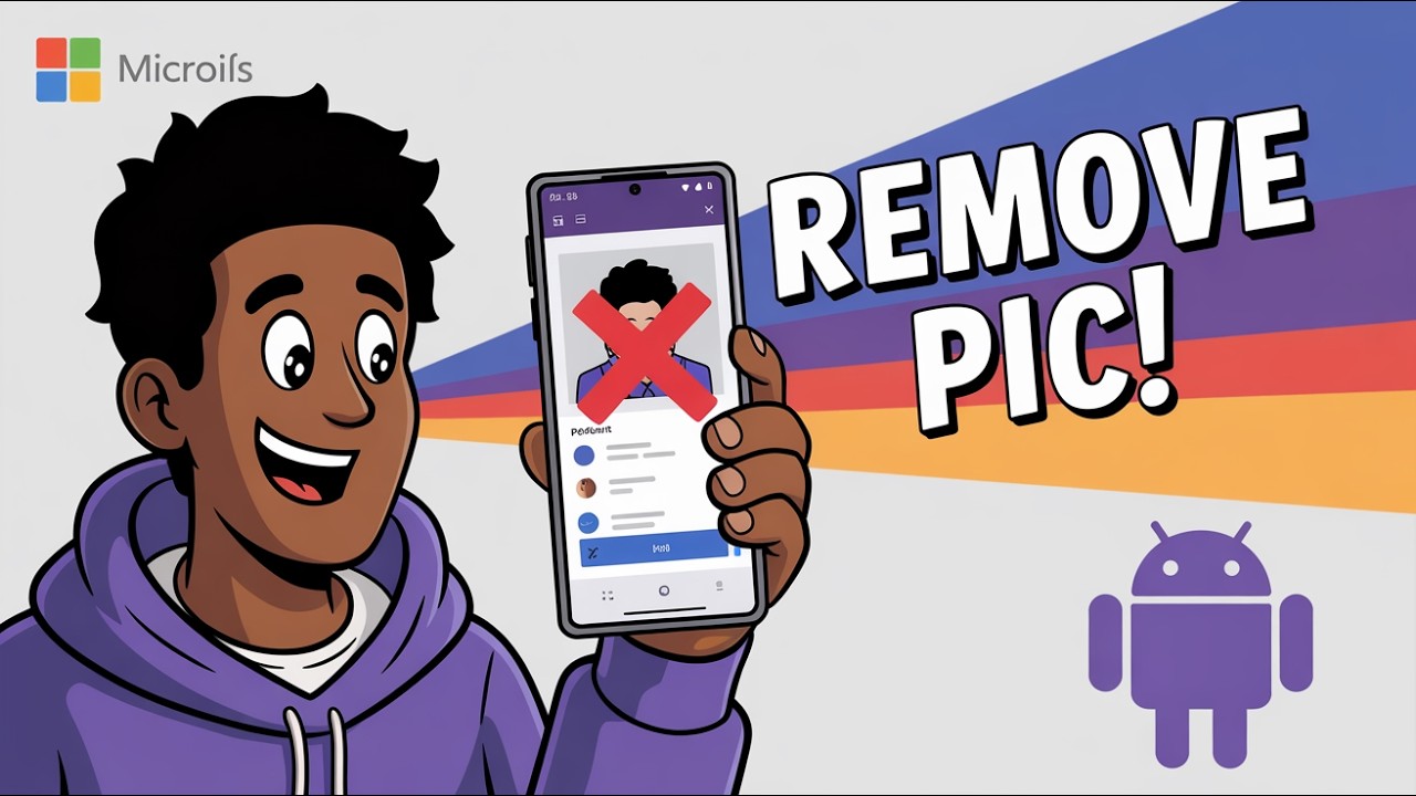 How to Remove Profile Picture from Microsoft Teams on Android - YouTube