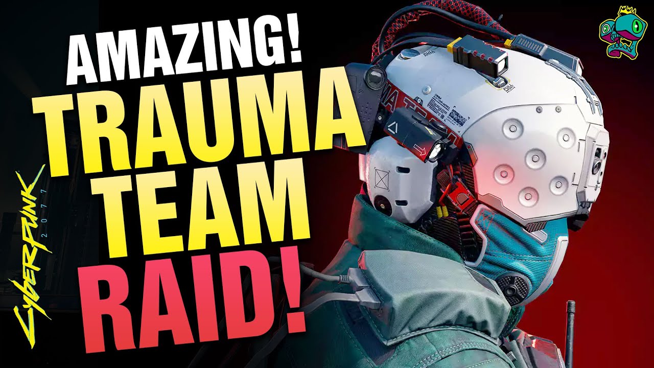 Amazing Trauma Team Raid in Cyberpunk 2077! - YouTube