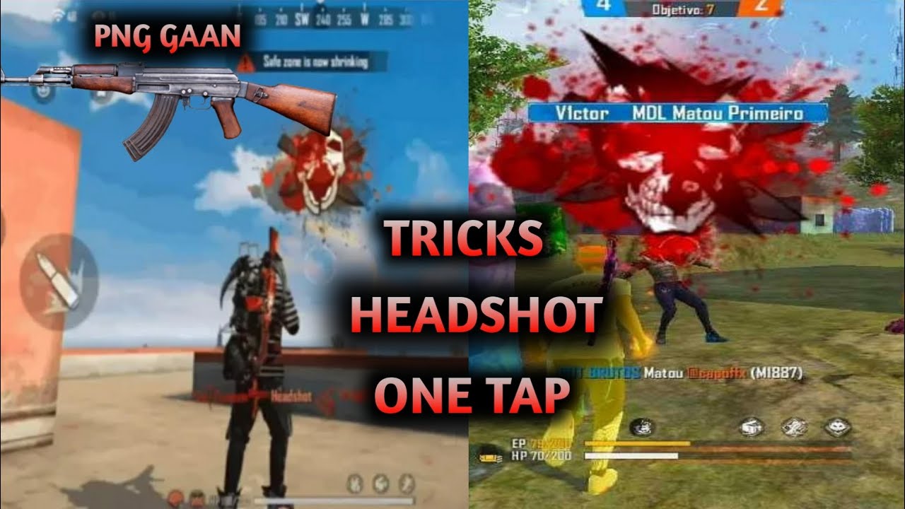 ONE TAP😎 HEADSHOT😱😎 PNG GAAN - YouTube