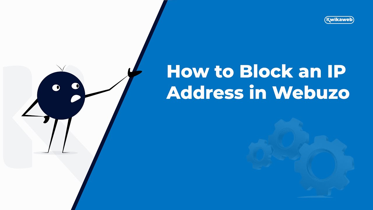 How to Block an IP Address in Webuzo - YouTube