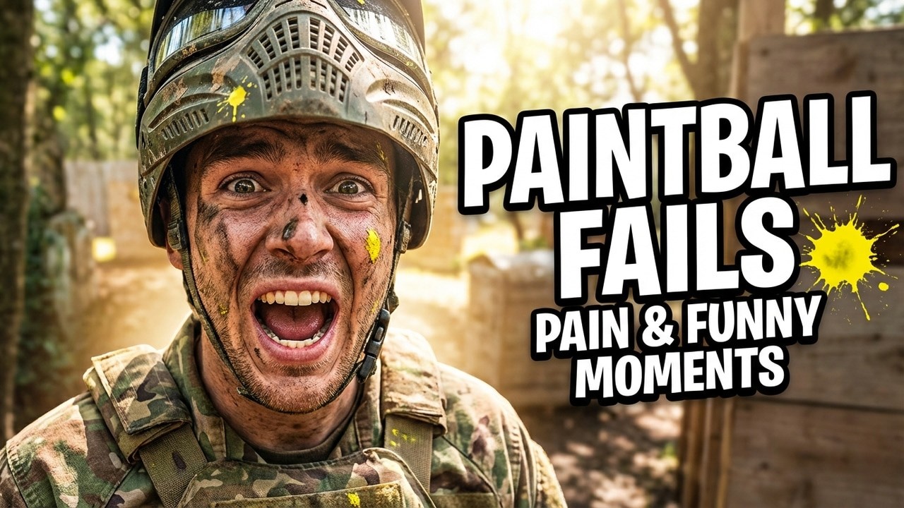 EMBARRASSING Paintball Fails and Funny Moments - YouTube