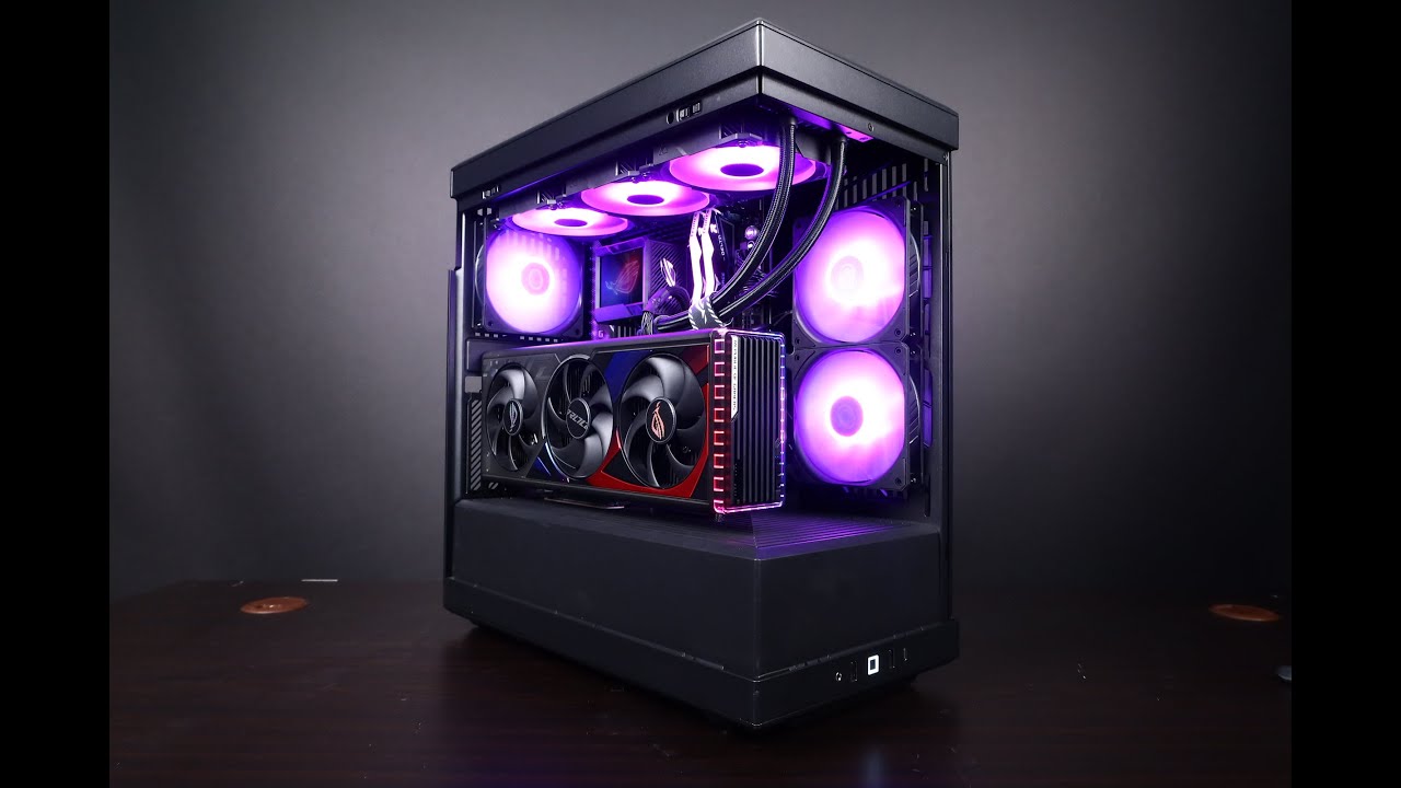 Hyte Y40 - PC Build - YouTube