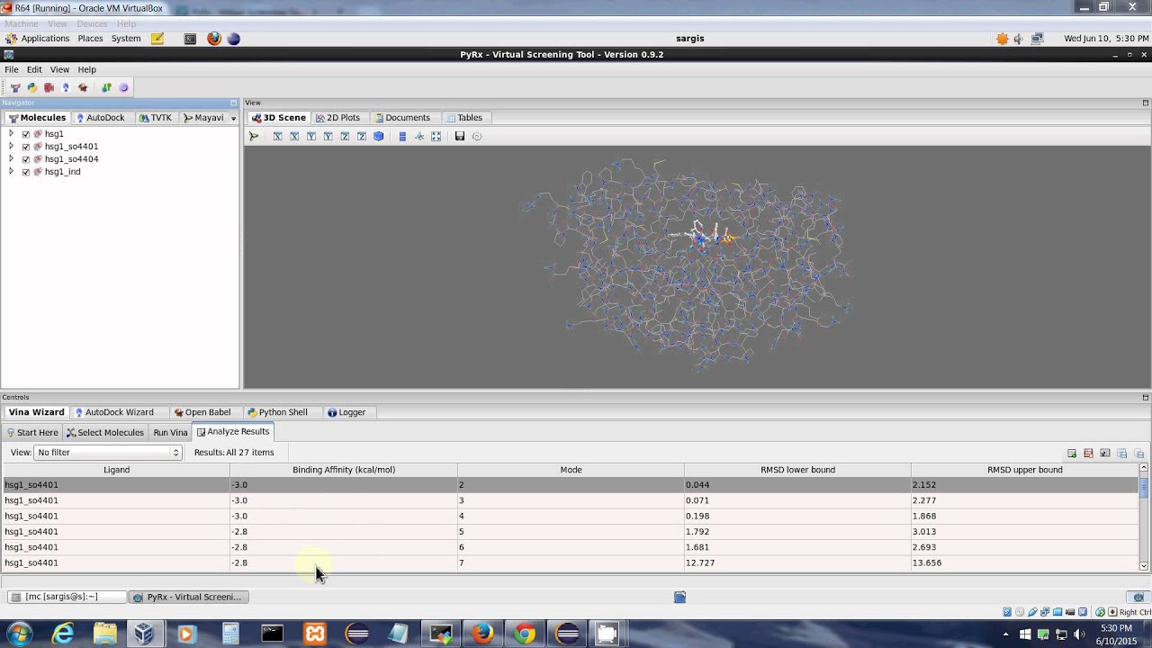 How to filter tables in PyRx - YouTube
