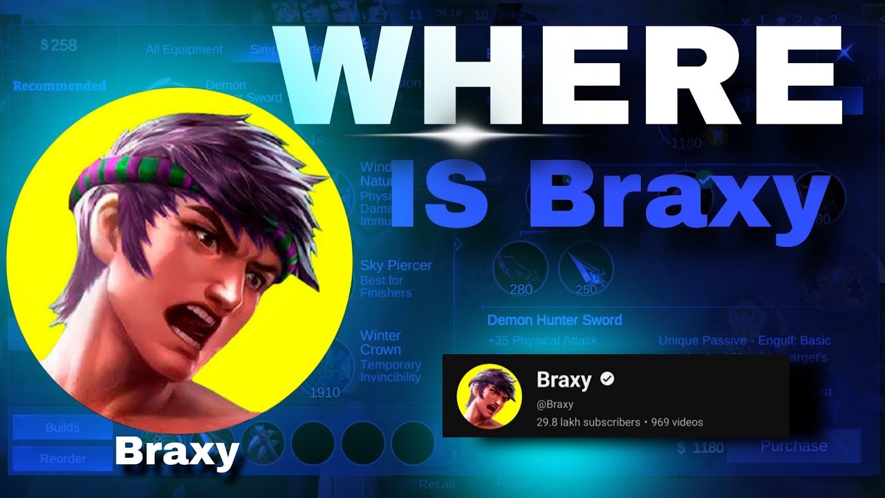 ️ Braxy Come Back Again? 🔥 Where is braxy | Why He Not uploading video ...