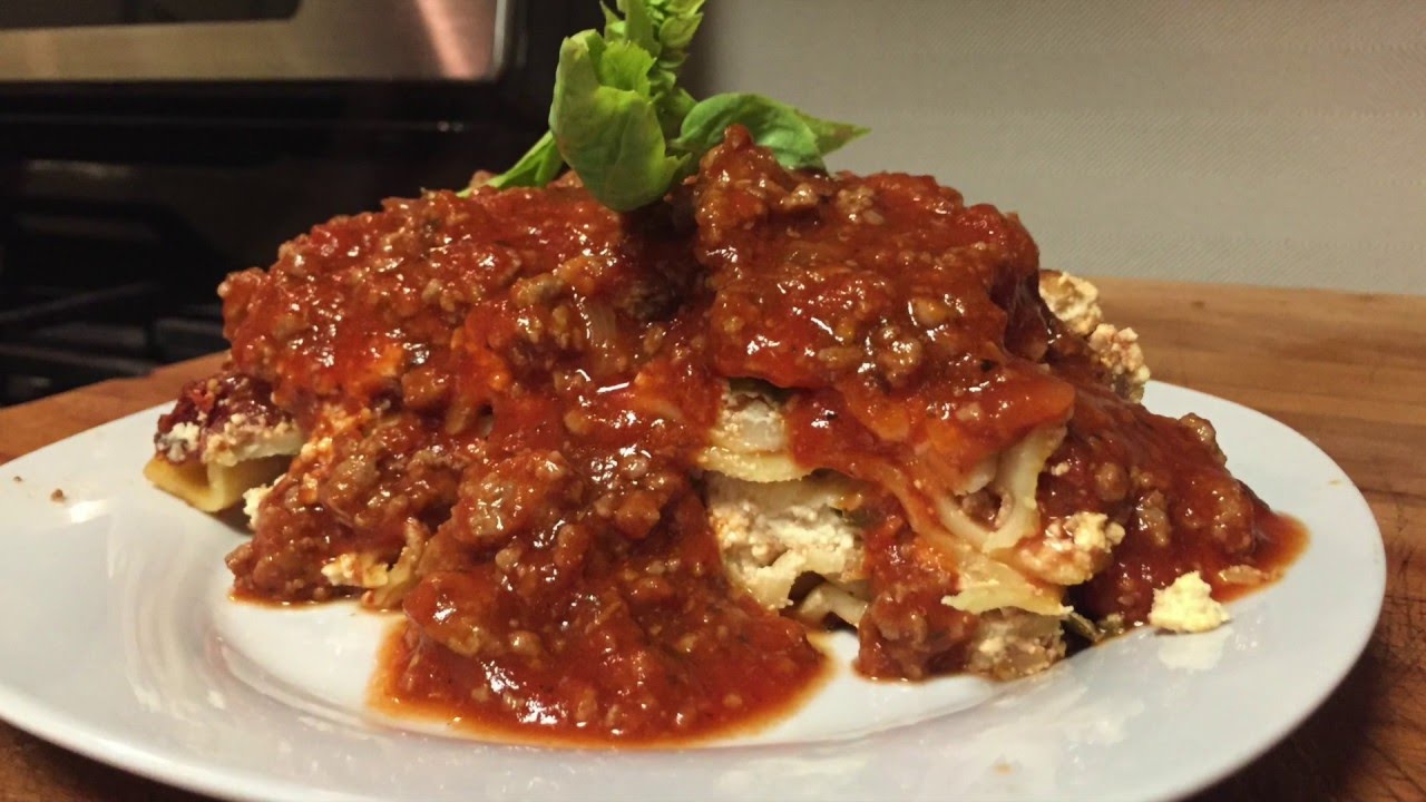 Lasagna - Receta facil - YouTube