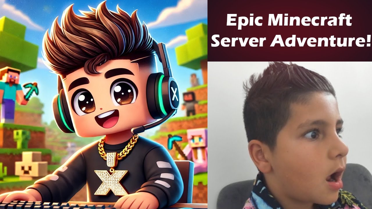 8-Year-Old Xander's Epic Minecraft Server Adventure! - YouTube